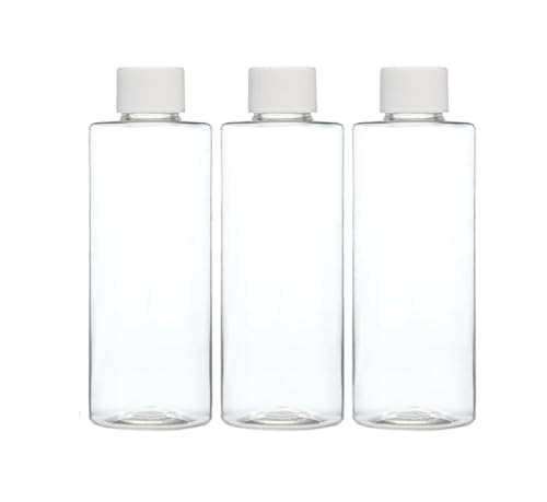 Cadet Home Solutions USA-Made Refillable Bottles (Plastic Screw-Top 3pack 4oz)