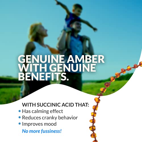 Baltic Wonder Baltic Necklaces (Baroque Polished Cognac) Certified as 100% Authentic Baltic Amber.