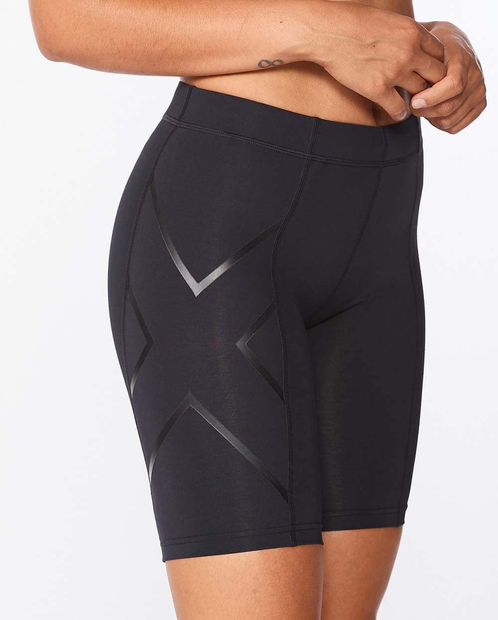 2XU Women's Core Compression Shorts, Black/Nero, Large