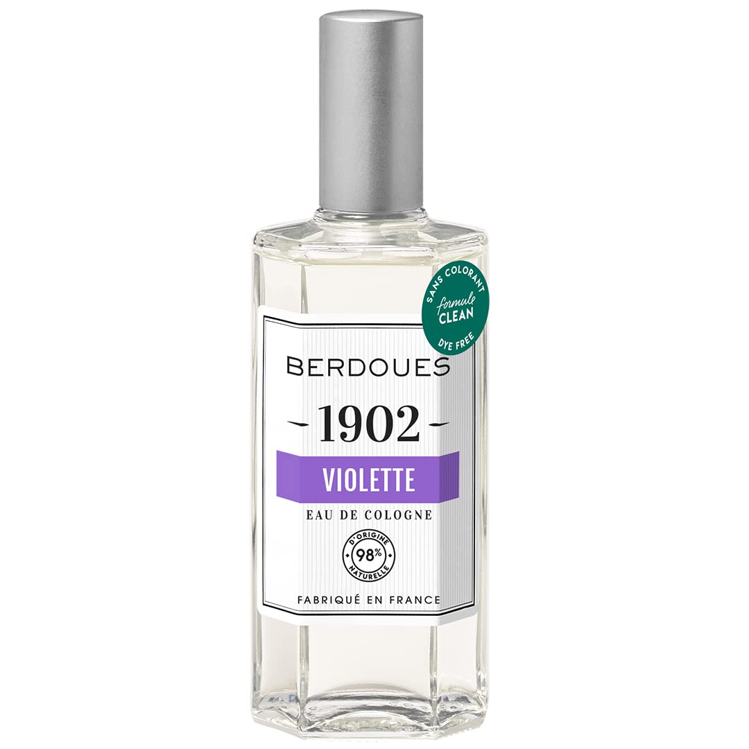 Berdoues Eau de Cologne Spray, Violette, 4.2 Fl Oz