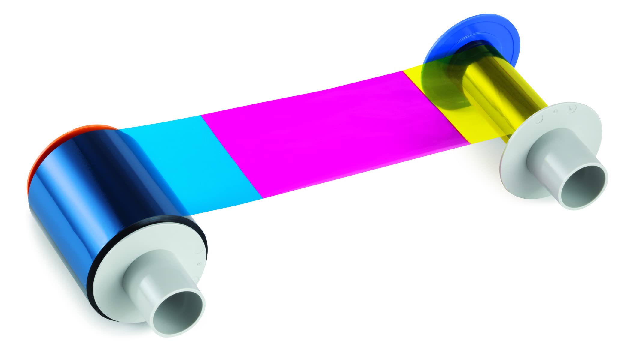 2ID - Genuine Fargo 84051 YMCK 500 HDP Color Ribbon | Compatible with HDP5000 / HDPii Printers | Print Full-Color Images, Text and Barcodes | Rated to Last for Up to 500 Prints