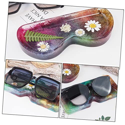 ADOCARN 2pcs Resin Glasses Holder Molds for Resin Silicone Coaster Mold Silicone Square Mold Eyeglasses Holder Making Mold Jewelry Storage Tray Molds Resin Silicone Mold Glasses Tray Molds