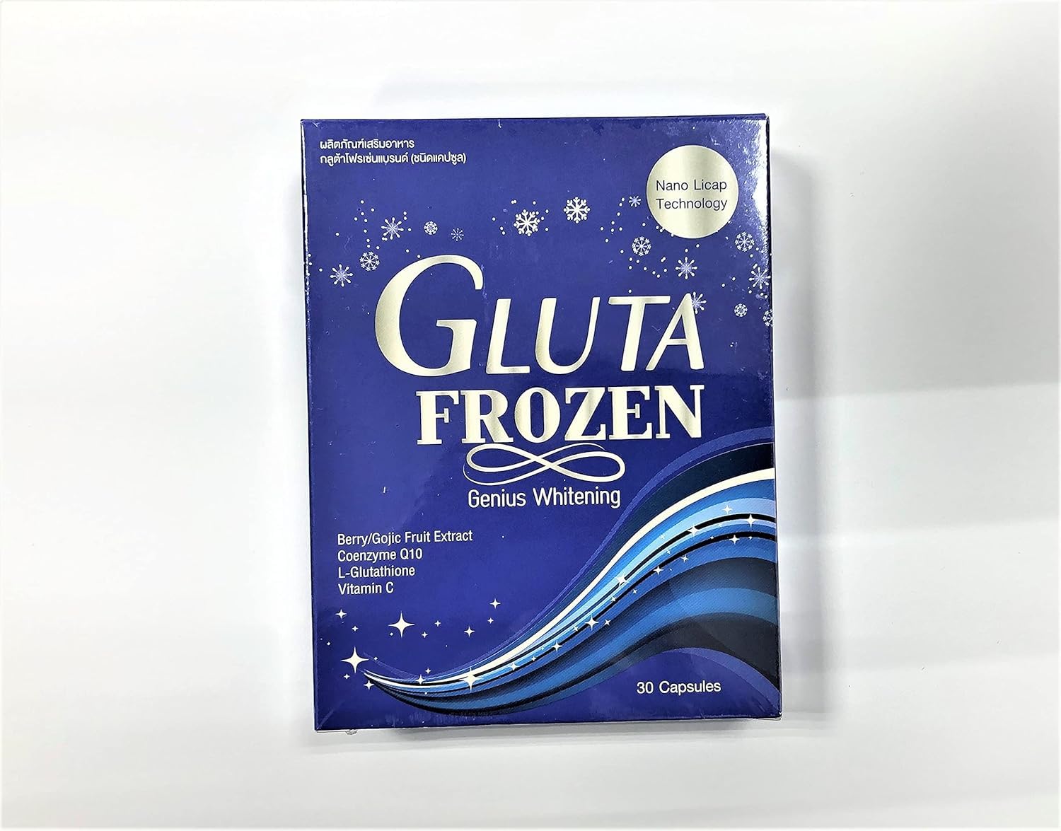 3 envelopes Frozen Collagen Whitening x10 Glutathione 10000 mg Reduce acne Freckles Melasma Aura Whitening Lightening Skin anti-aging Lightenin Skin Reduce Acne Hair Nails 1 envelopes : 60 Softgels