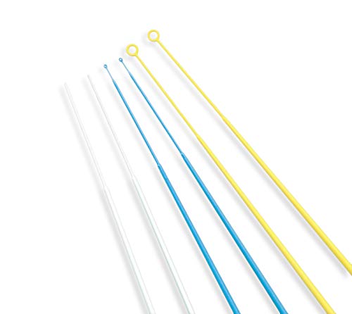 Scientific Labwares Disposable Inoculating Loops and Needles, 10.0 Micro liters, Non-Sterile, Polystyrene, Blue (Pack of 20)