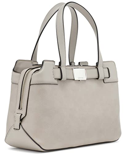 Calvin Klein Frankie Triple Compartment Satchel, Fawn
