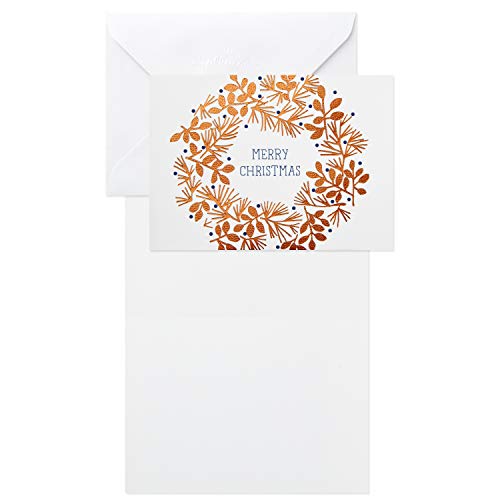 Hallmark Boxed Christmas Cards Assortment, Peace Hope Joy (48 Cards with Envelopes) (1XPX5176)