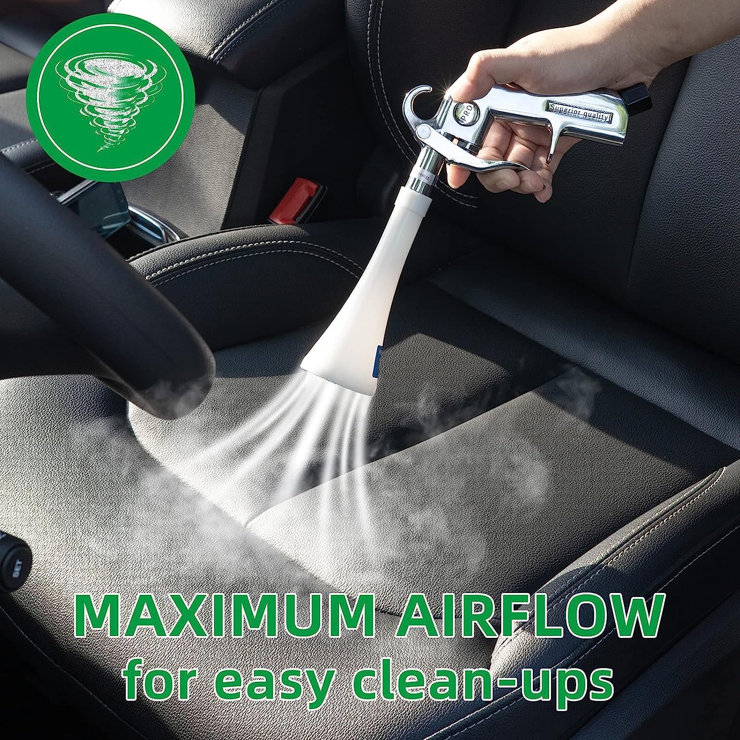 GOCCIDA Car Cleaning Gun High Pressure Car Cleaning Tool Air Blow Gun Car Detailing Kit Interior Cleaner Air Duster Blower Gun Pneumatic Air Compressor Auto Detailing Tool for Car Upholstery