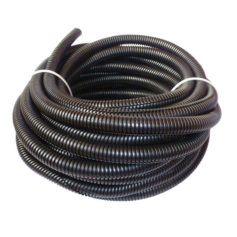 Cacovedo 30 ft Dog Cat Cord Protector Electric Wires Covers Wire Loom Tubing Protect Wires from Rabbits, Cats and Other Pets - Outside Diameter 13mm