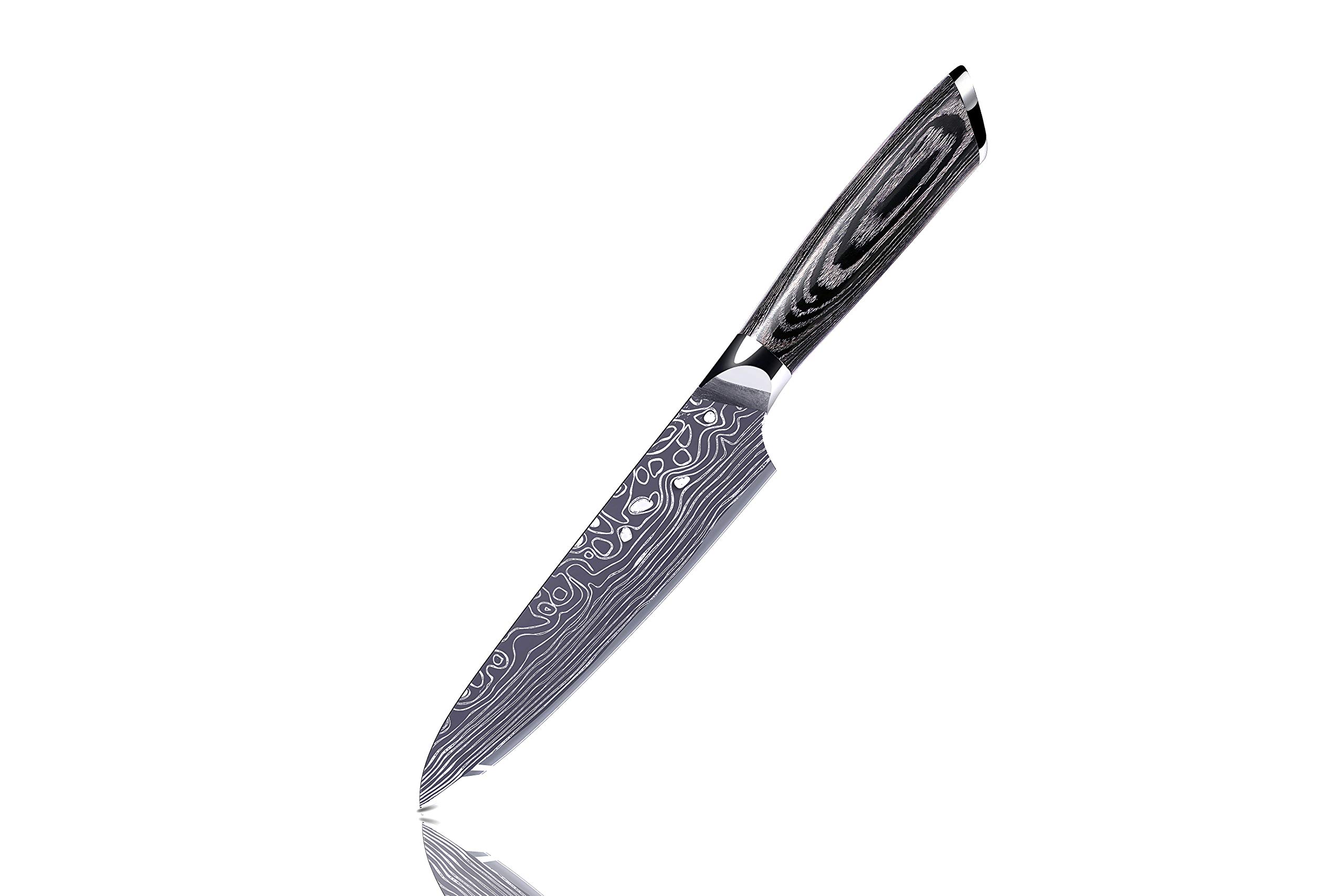 Utility Knife, Petty Knife, 5 Inch High Carbon German Steel Blade with Comfortable Ergonomic Handle, Anti Rust and Wear Resistant, Suitable for Restaurant and Home Kitchen-Kitchen Emperor