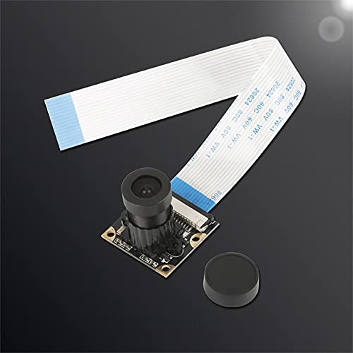 5MP Camera Module, OV5647 Chip Webcam Board Easy Installation High Sensitivity 2592x1944 Resolution 72° View Angle for Raspberry Pi B 3 2
