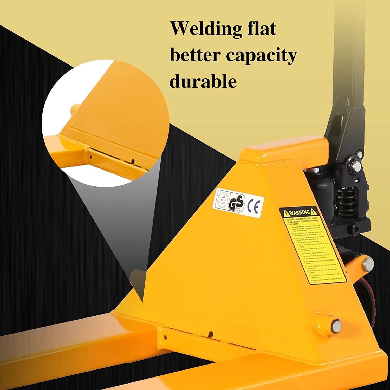 Aequanta Pallet Jack,5500lbs Capacity Hand Pallet Jack Truck 21" W x 48" L Forks