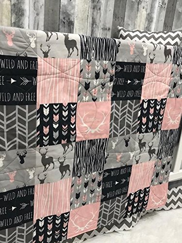 Baby Chevron, Baby Bedding, Woodland, Buck, Deer, Crib Bedding, Nursery Room, Babylooms