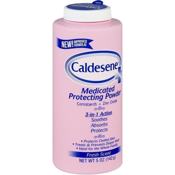 Caldesene Medicated Protecting Powder with Zinc Oxide & Cornstarch-Talc Free, 5 Ounce