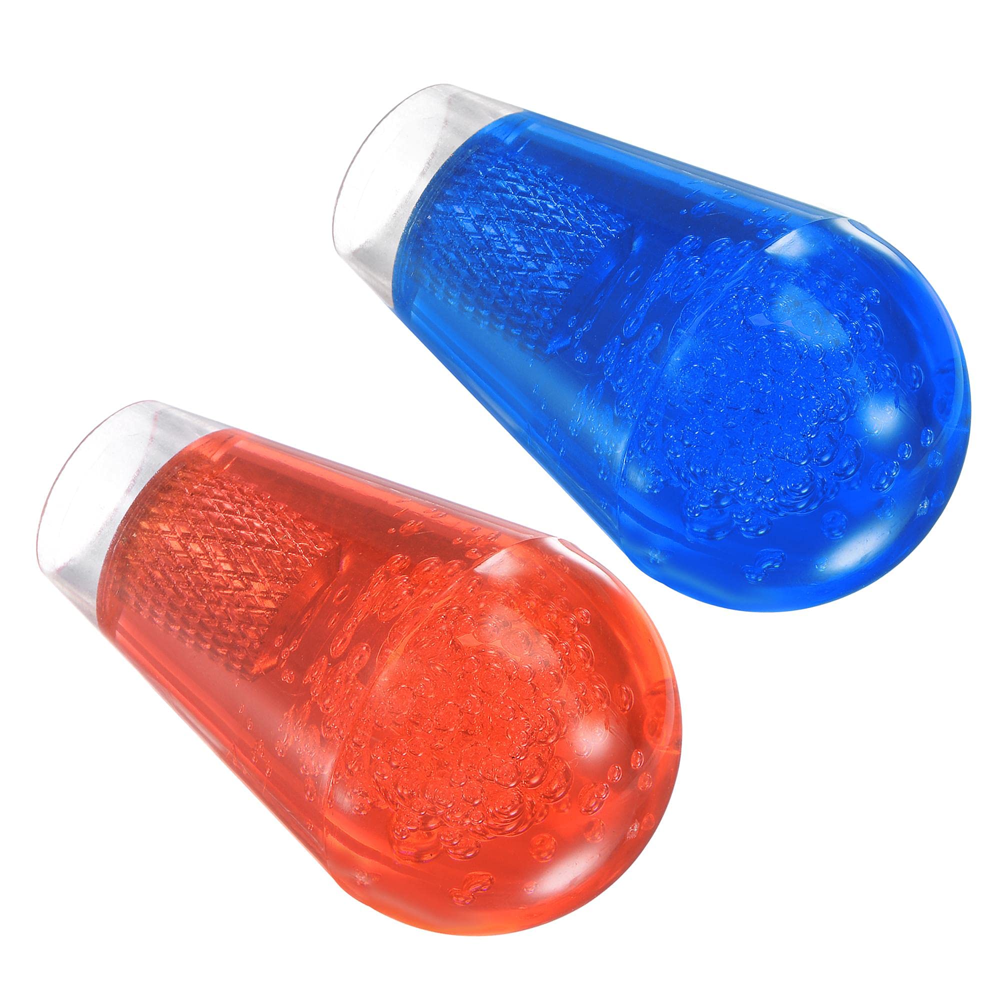 uxcell Ellipse Oval Joystick Head Rocker Ball Top Handle Arcade Game Replacement Red Blue