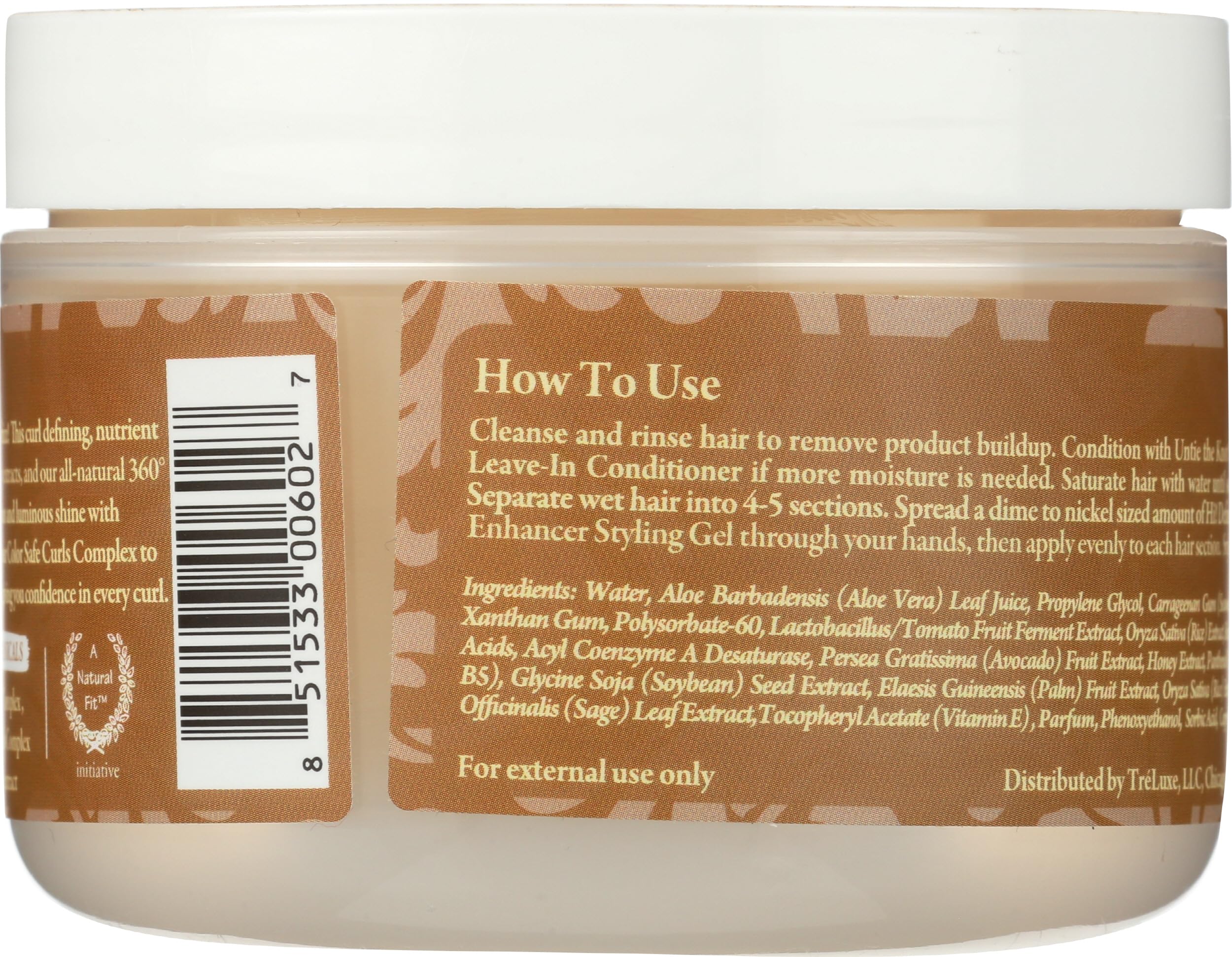 TRELUXE Hi! Definition Curl Enhancer Styling Gel, 8 FZ