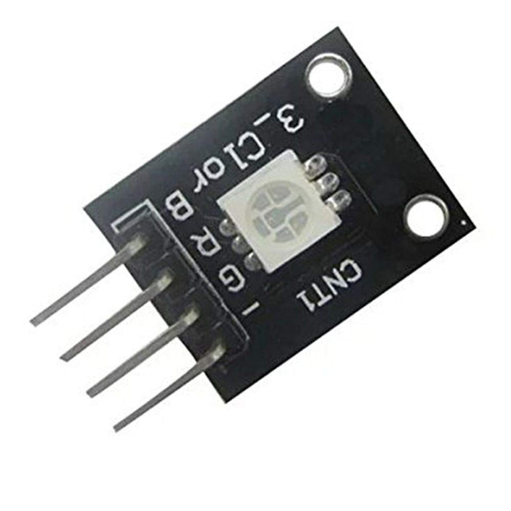 DAOKI 5 Pcs SMD LED Module 3 Color Light 5050 PWM RGB KY-009 for Arduino MCU Raspberry DIY Electronic Kit PCB Board with Dupont Cable