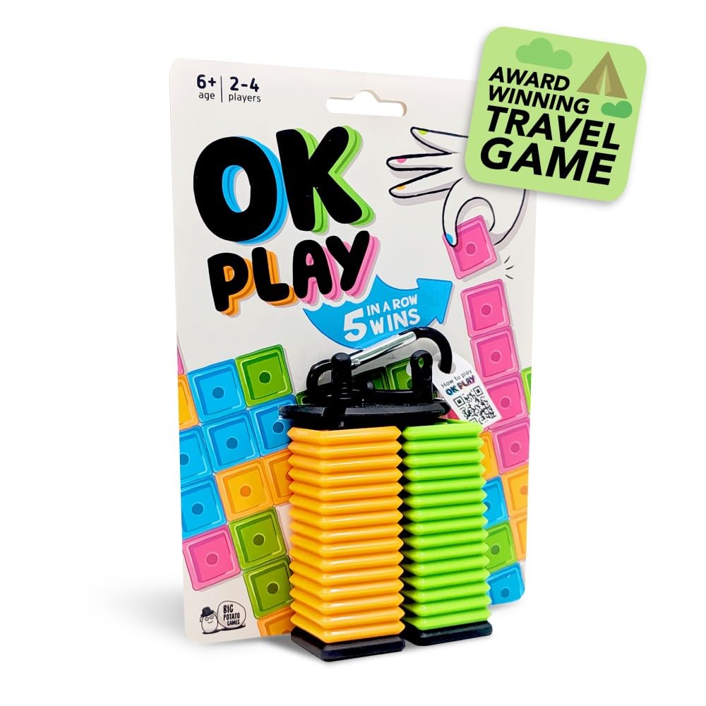 Big Potato OK Play: Fun and Easy Game for Kids and Adults | Great Travel Game or Camping Game for 2-4 Players