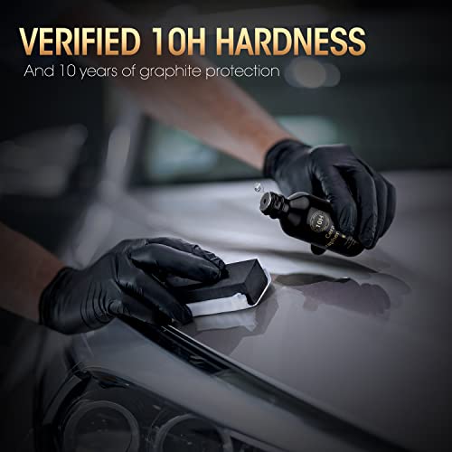 ๐๐๐ฏ๐๐ง๐๐๐ ๐๐ฟ๐ฎ๐ฝ๐ต๐ฒ๐ป๐ฒ Ceramic Coating for Cars (70ml) - 10H Graphene Coating for Car Detailing - 10+ Years of Long Lasting Protection - Ultra High Gloss & Shine, Extremely Hydrophobic