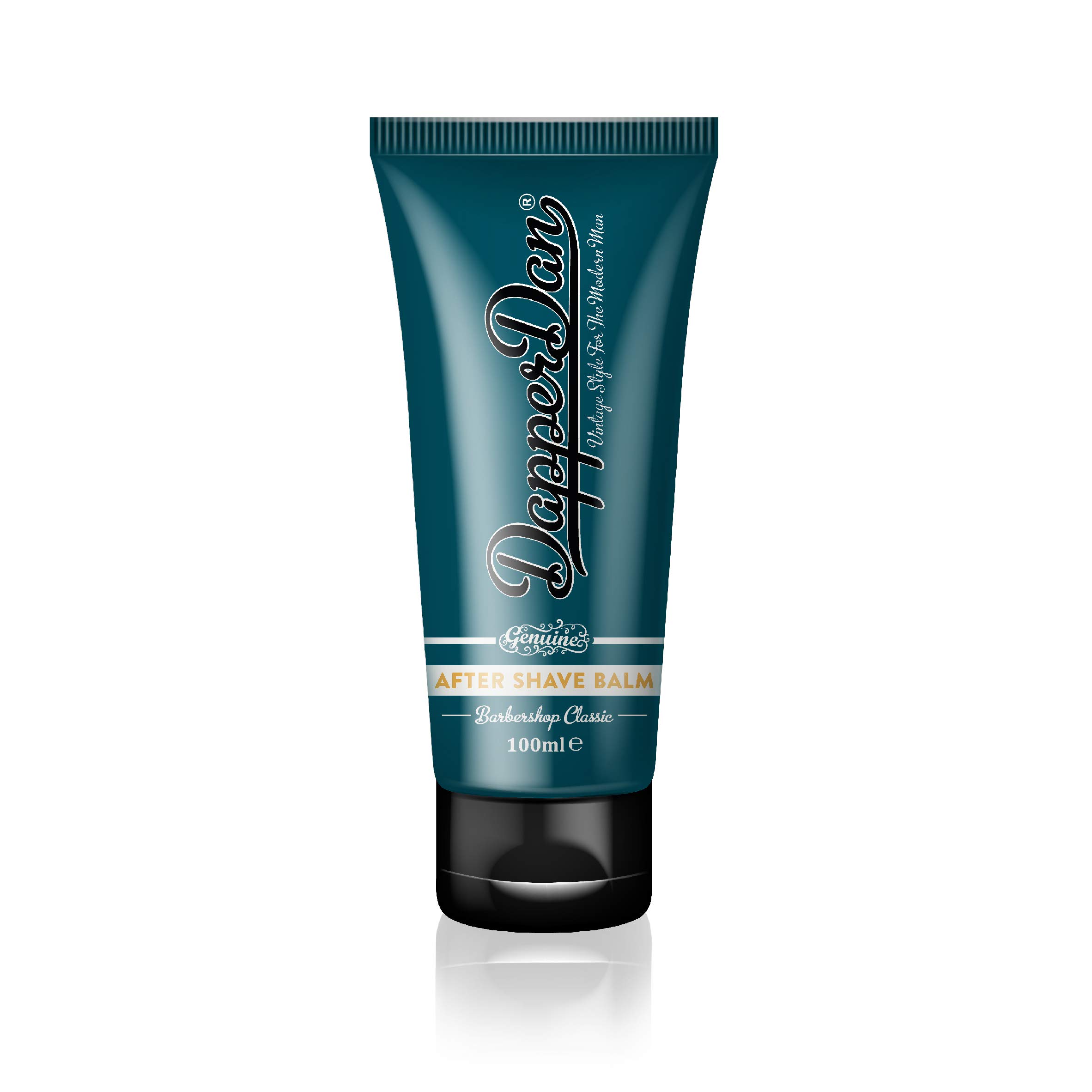 Dapper Dan Aftershave Balm, Helps to Soothe and Moisturise the Skin Post Shave, Use as Daily Moisturised, Eucalyptus and Menthol Fragrance, 1 x 100ml