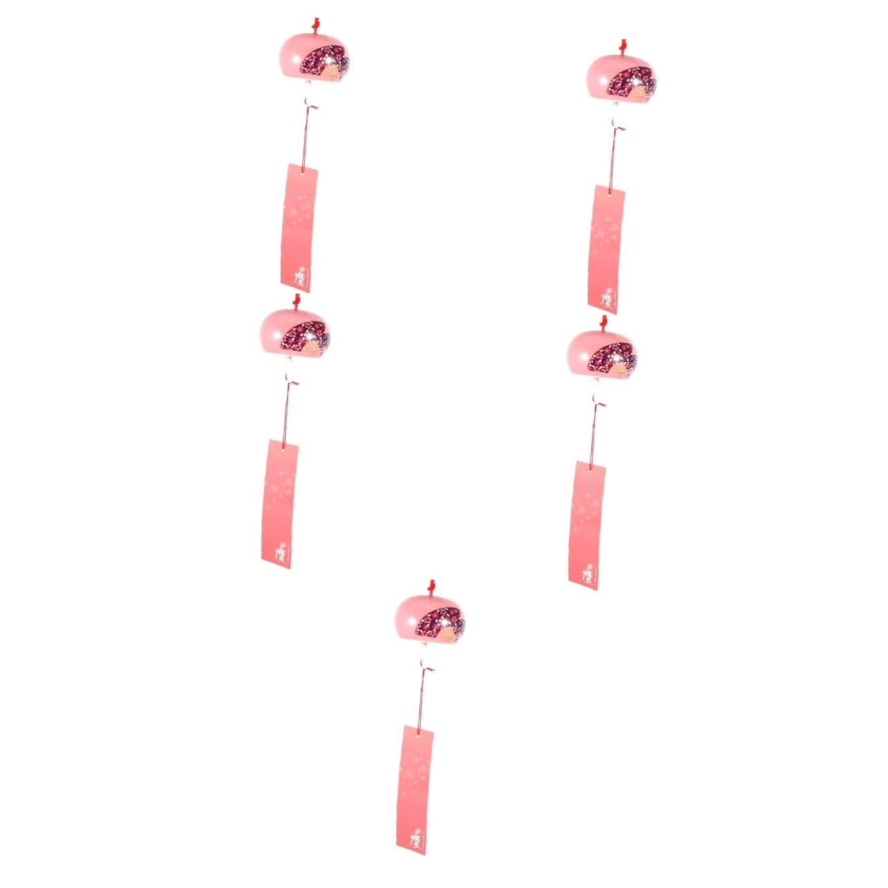 5pcs Japanese Ceramic Wind Chimes Novel Wind Chime Festival Wind Chime Wind Chime for Garden Wedding Hanging Decor Decorative Wind Chime Wind Bell Decor Simple Wind Chimes