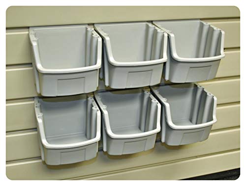 HandiWall Work Center Bundle for Slatwall Panel Tool Organization, Gray