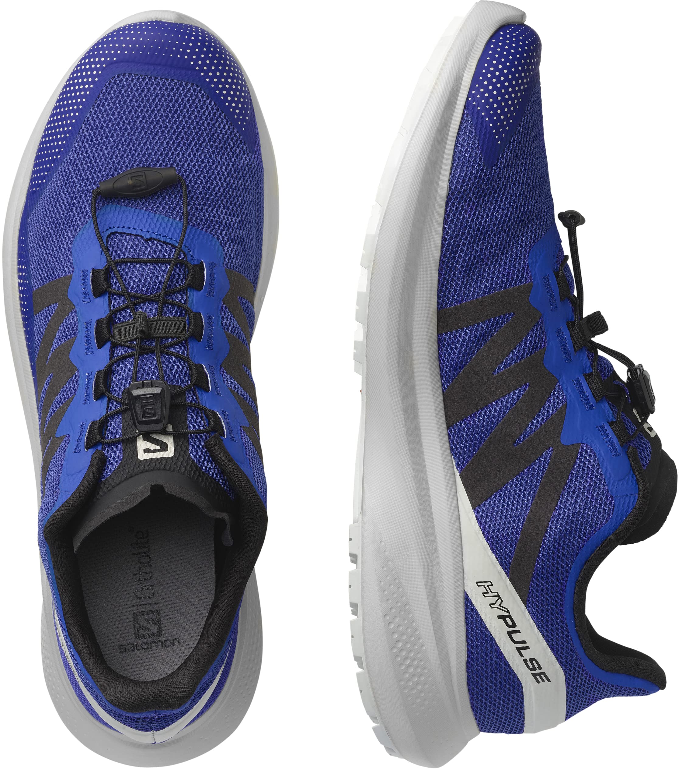 Salomon Men's Hypulse Trail Running Shoe, Dazzling Blue/Black/Vibrant Orange, 11