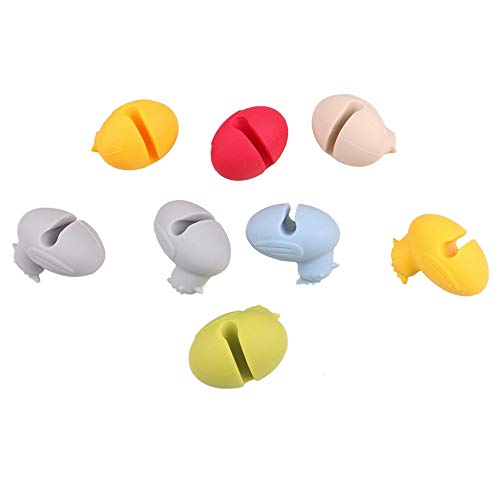 3/6pcs Silicone Pot Lid Lifter,Cute Pig Chick Shape Pot Lid Holder Spill-Proof Lid Clip Heat Resistant Boil Stoppers Keeping Lid Open for Cooking(3pcs-chicken)