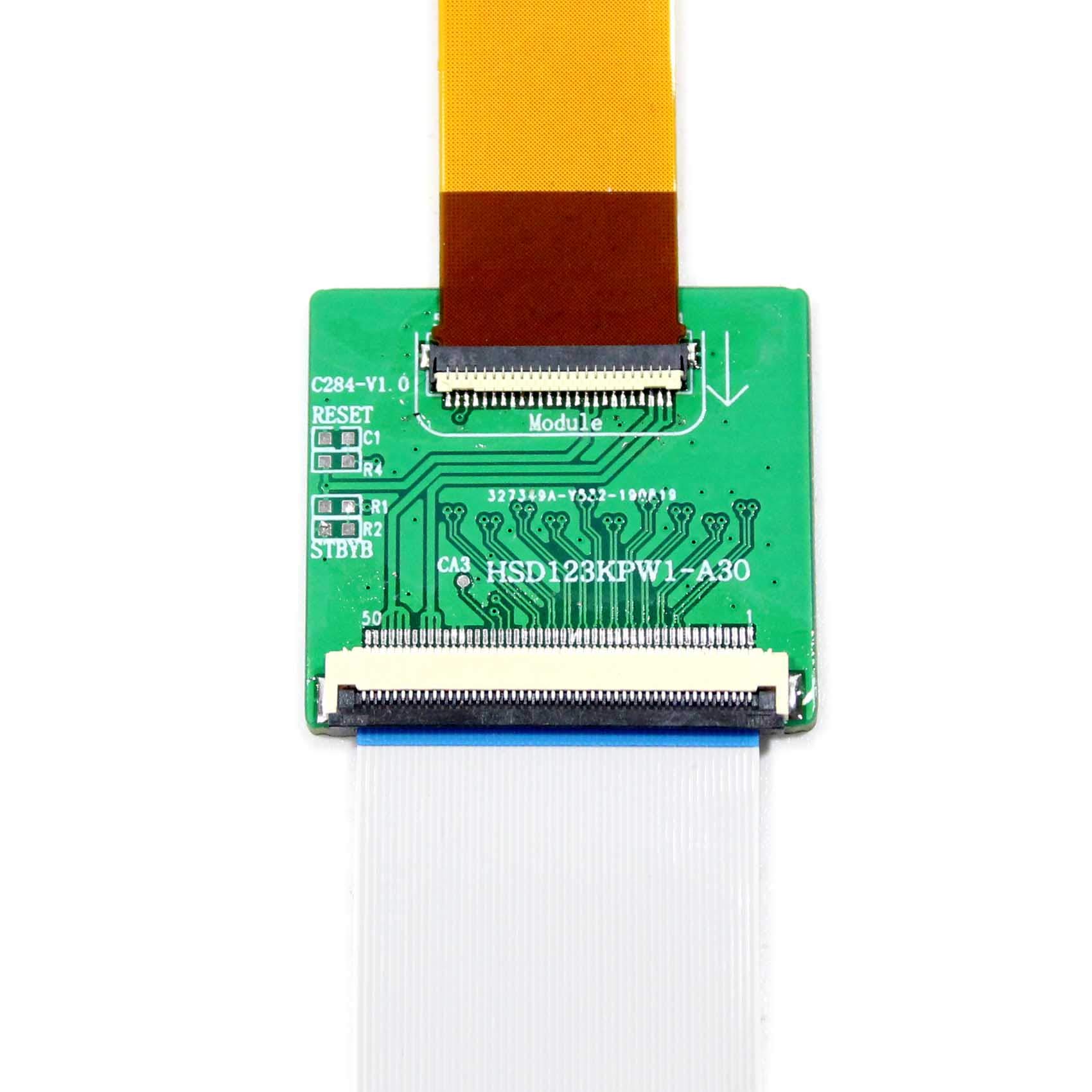 VSDISPLAY 12.3inch HSD123KPW1 1920X720 LCD Screen Work with Type C HD-MI TF Card (Micro-SD Card) LCD Controller Board, 12.3" 12.3 inch bar Screen Advertising Screen Display