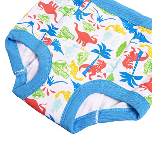 Jurassic World Boys Jurassic World Potty Pants Baby and Toddler Training Underwear, Jrssic3pk, 3T US