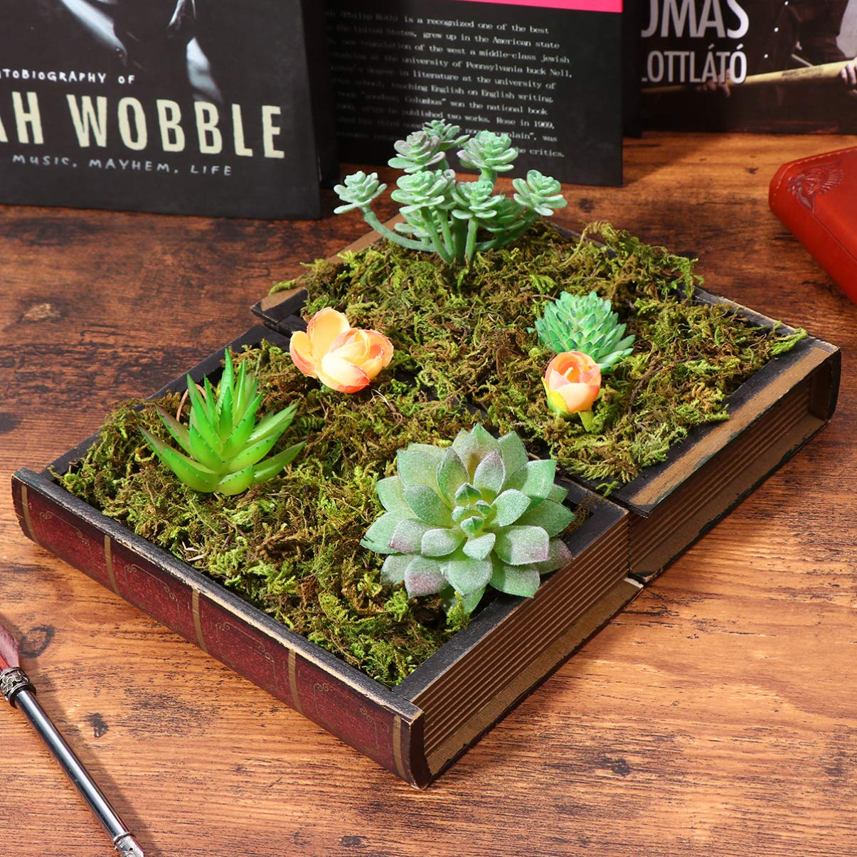 BESPORTBLE Moss Lifelike Artificial Green Moss for Flower Plant Garden Lawn Crafts Home Decoration