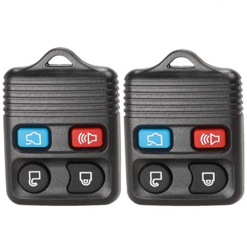 3+1/4/Buttons Remote Car Key Fob Case Shell Cover for Ford Lincoln Mercury Explorer Escape Focus Fusion Taurus (2pcs)