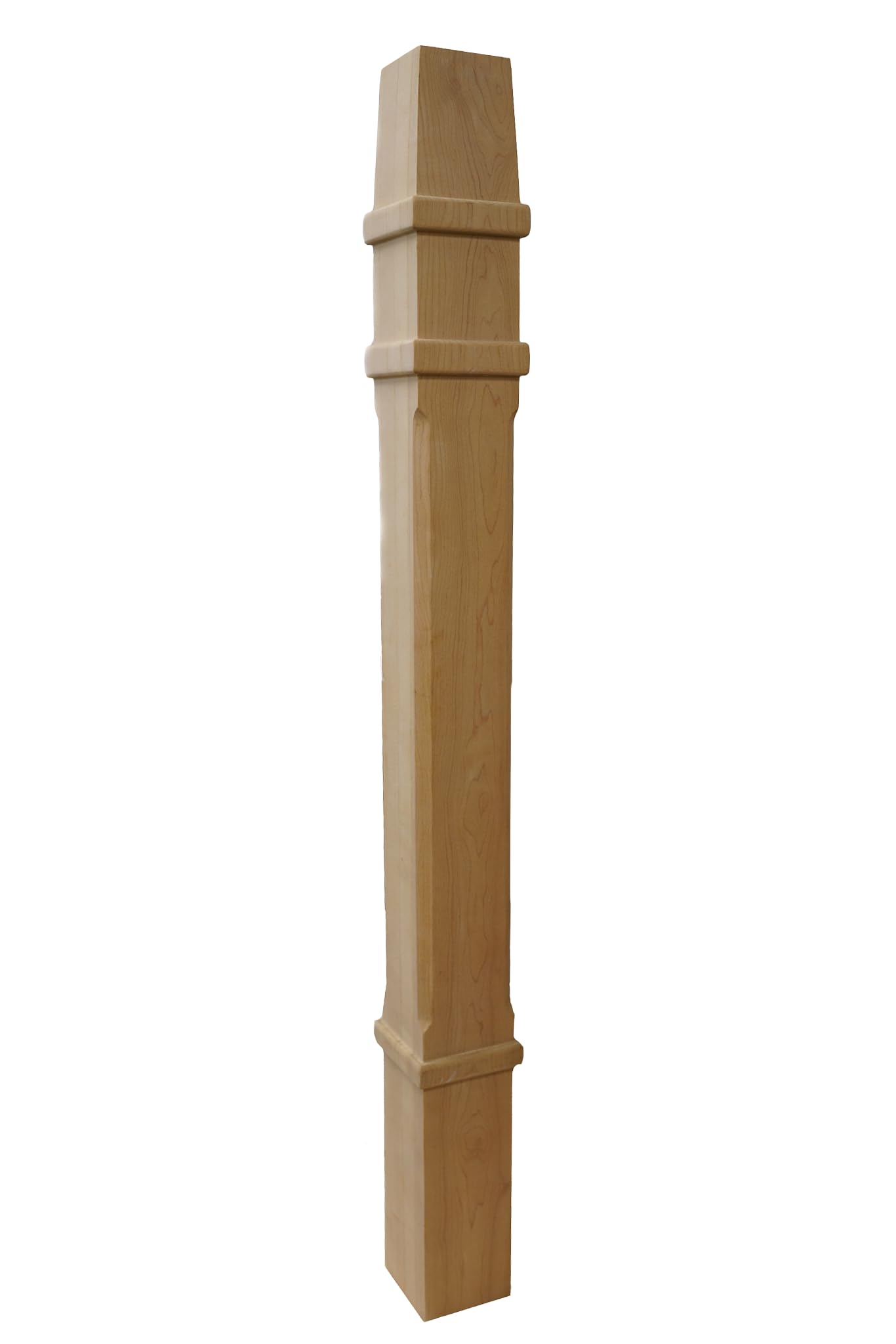 BingLTD - 36 in x 3 in Unfinished Maple Hardwood Post - 1 PC (K14350CP-MA)