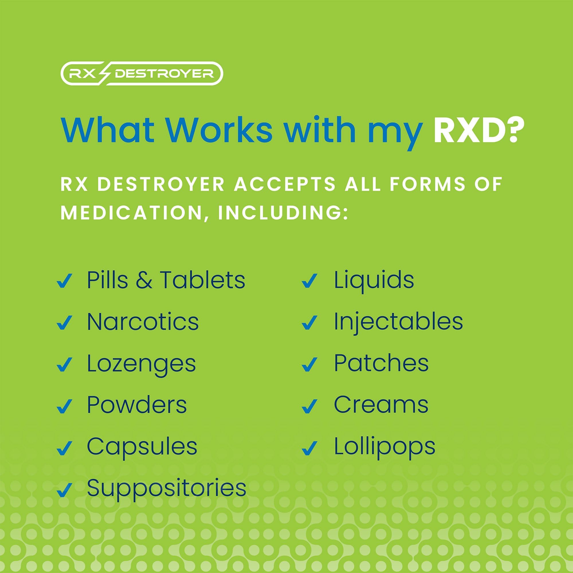 Rx Destroyer PRO Series All-Purpose Formula - Eco-Friendly Medication Buster Solution, Drug Disposal in a Bottle for Pills, Capsules, Tablets, Liquids - 1 Gal, 1 Count, 4 Packs, 4 Total