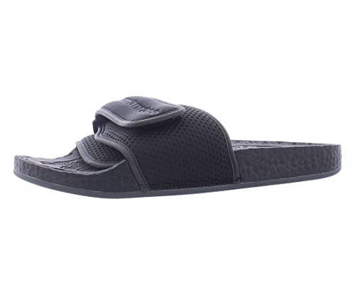 adidas Pharrell Williams Chancletas HU Slides Men's, Black, Size 11