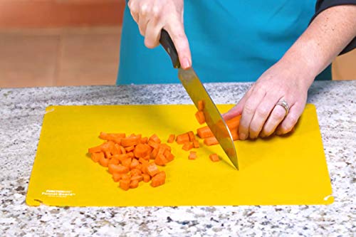 FUNCTIONAIRE Funnel-Board Kit β 4 Cutting Boards That Convert to a Funnel or Scoop. Includes EZ Mount Storage Holder That mounts Inside Cabinet Doors (no Screws Required). Watch Demo Video.