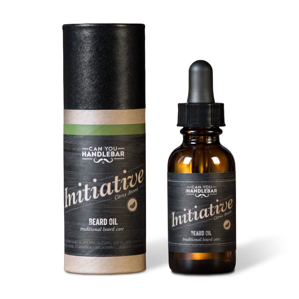 CanYouHandlebar Beard Oil for Men, Natural Beard Care Conditioner Moisturizer Softener Grooming Product, Citrus Bergamot and Lavender Scent, 1oz Dropper Bottle