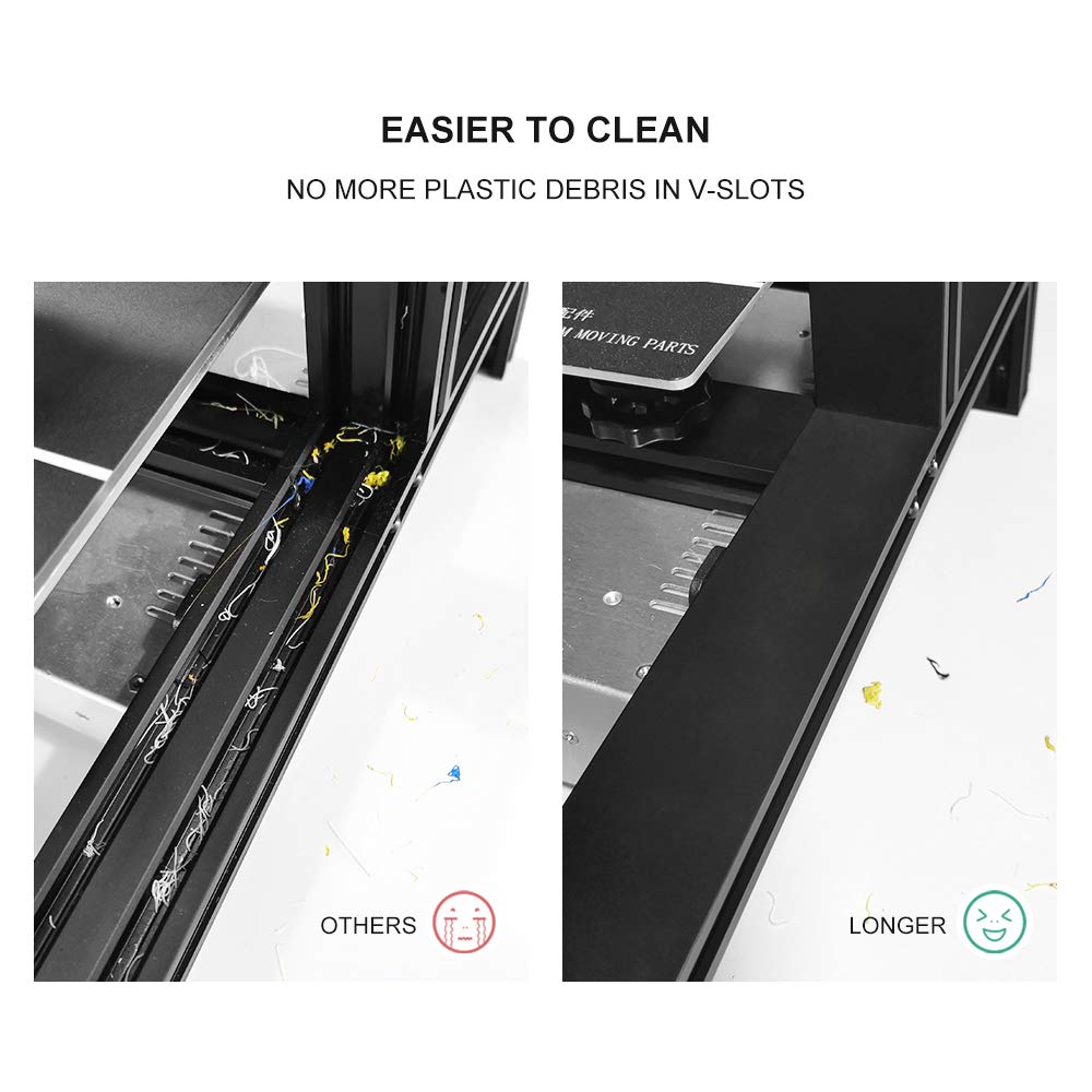 LONGER LK4 3D Printer 90% Pre-Assembled with 2.8" Full Color Touch Screen, Resume Printing, Filament Detector, Built-in Safety Power Supply 220x220x250mm