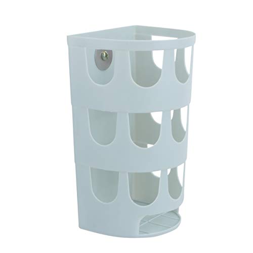 POPETPOP Hanging Rabbit Hay Rack Feeder - Plastic Fixable Small Pet Food Container, Less Wasted Rabbit Caged Hay Rack Manger for Hamster/Guinea Pig/Chinchilla/Small Animals/Bird