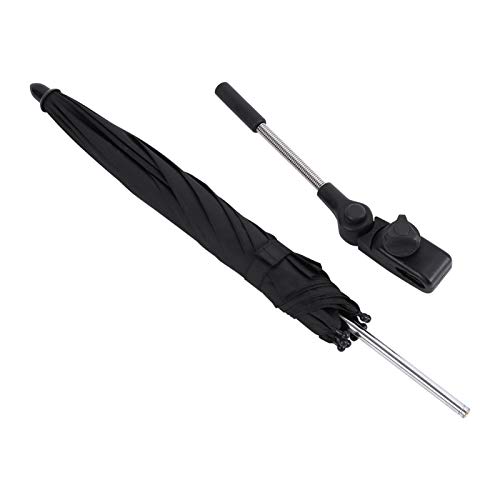 TOPINCN Baby Stroller Parasol, Universal Umbrella with Clamp, 360 Degree Adjustable Stroller Sun Shade, Umbrella for Trolley, Bike, Wheelchair, Beach Chair