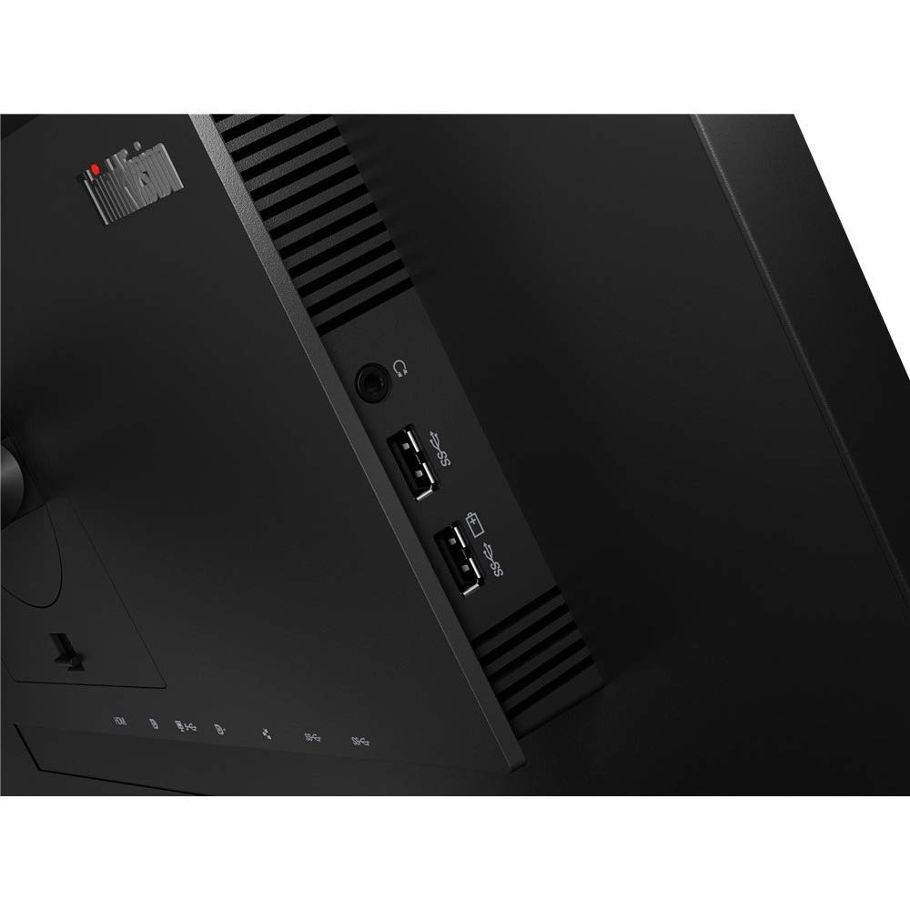 Lenovo ThinkVision P27h-20 27" WQHD WLED LCD Monitor - 16:9 - Raven Black - 27" Class - in-Plane Switching (IPS) Technology - 2560 x 1440-16.7 Million Colors - 350 Nit Typical - 4 ms Extre (Renewed)