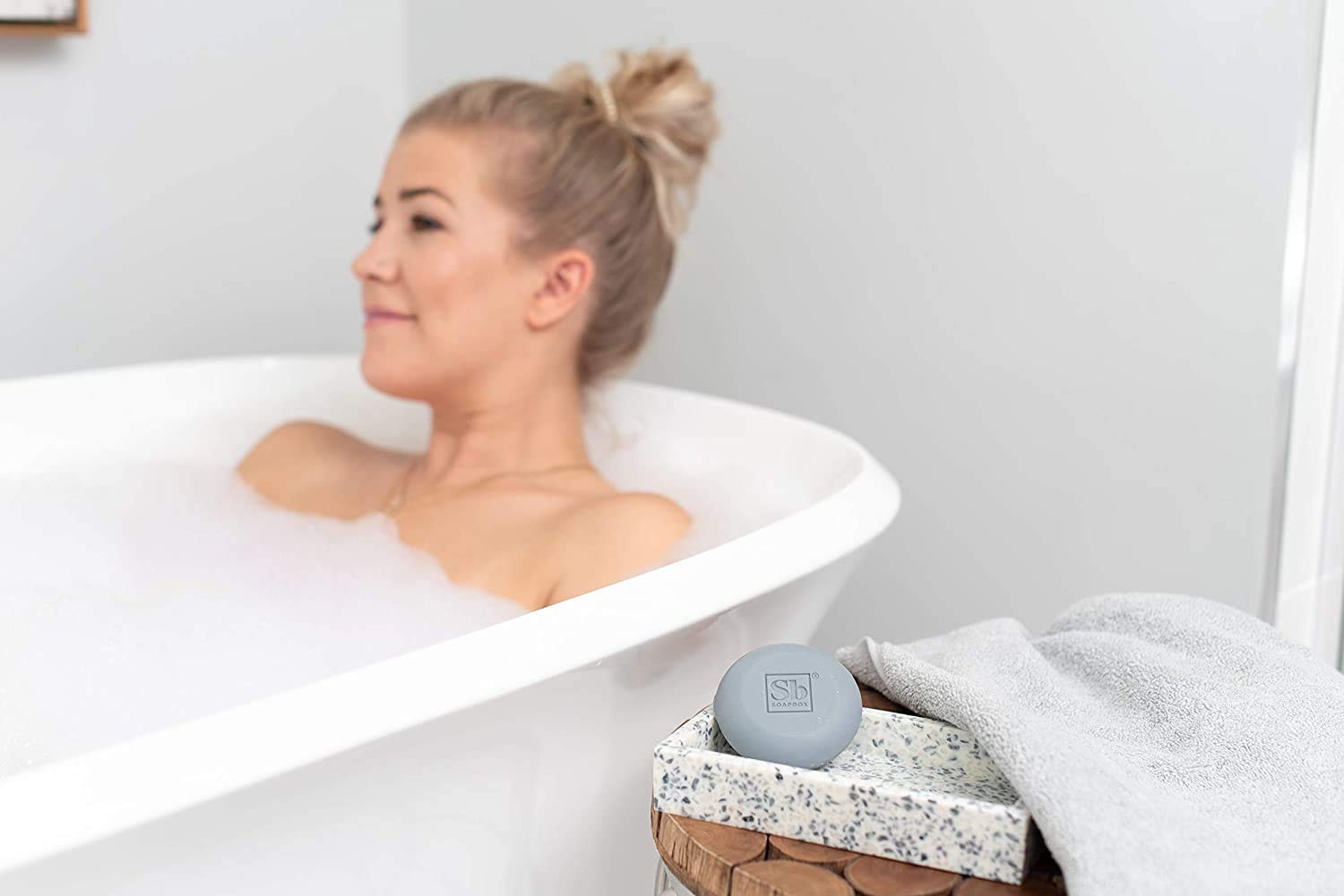 Soapbox Soap Bar Shampoo, 3.1oz Travel and Eco Friendly Hair Cleanser with Activated Charcoal. Vegan, Sulfate, Paraben, Cruelty & Silicone Free, Color Safe & Low Plastic