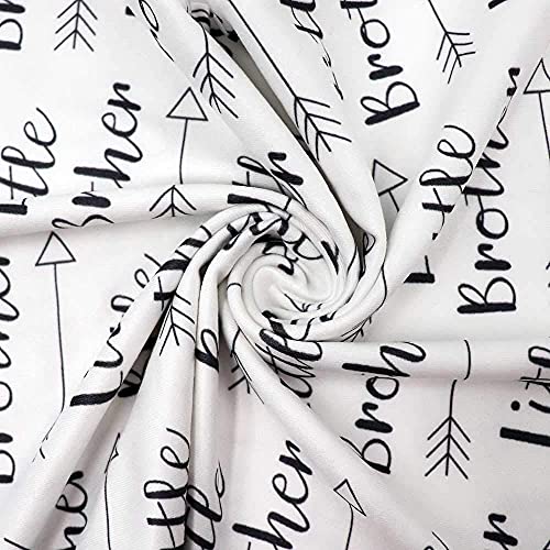 Newborn Swaddle Blanket with Beanie Set,Soft Stretchy Cocoon Sack for 0-3 Months Baby Boys and Girls, Brother