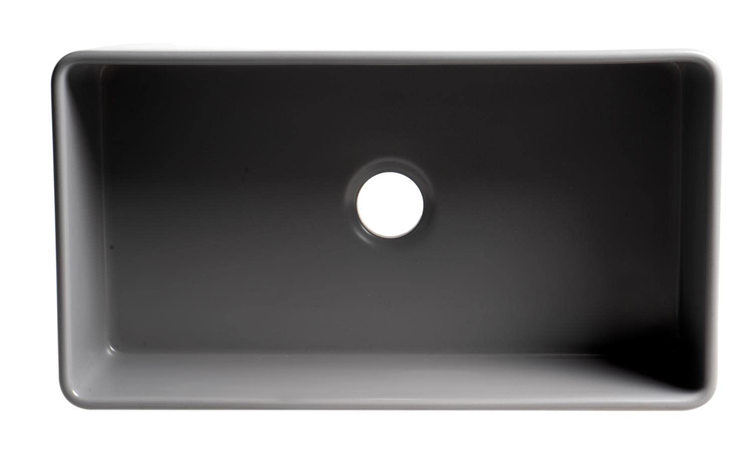 ALFI brand ABF3318S-GM Kitchen Sink, Grey Matte