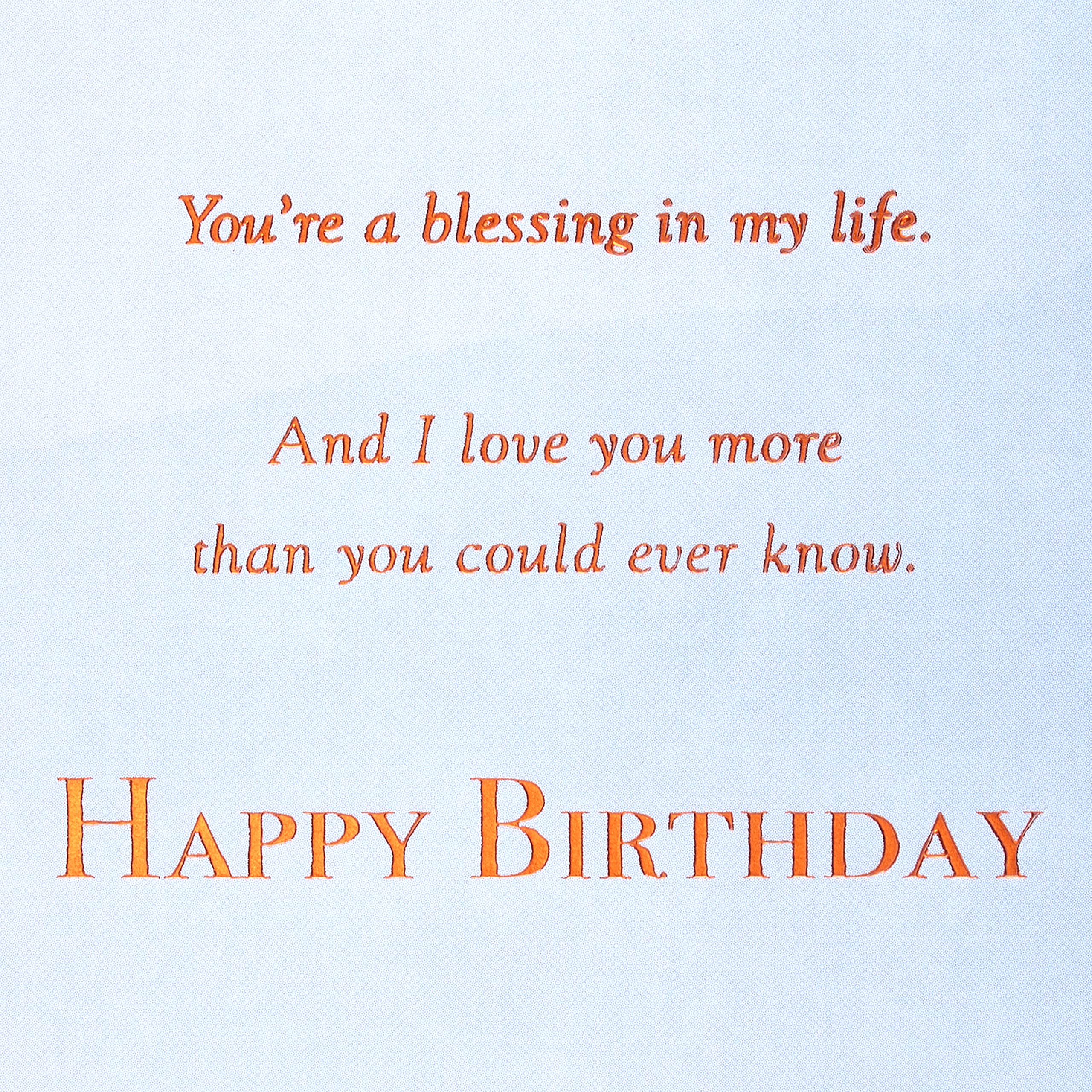 American Greetings Religious Birthday Card for Son (Blessing In My Life)