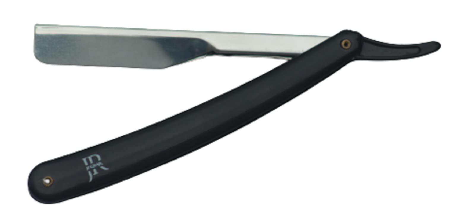Barber Straight razor Salon Shaving Razor SHAVETTE RASOI RASOIRS 10 BLADES (BLACK)