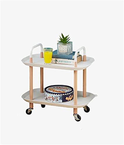 JYDQM Home Three-Layer Removable Dining Trolley Home Kitchen Storage Shelf Multi-Function Utility Metal Cart (Color : D, Size : 1pcs)