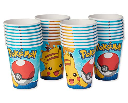 American Greetings Pokemon Party Supplies, 9 oz Paper Cups (32-Count)