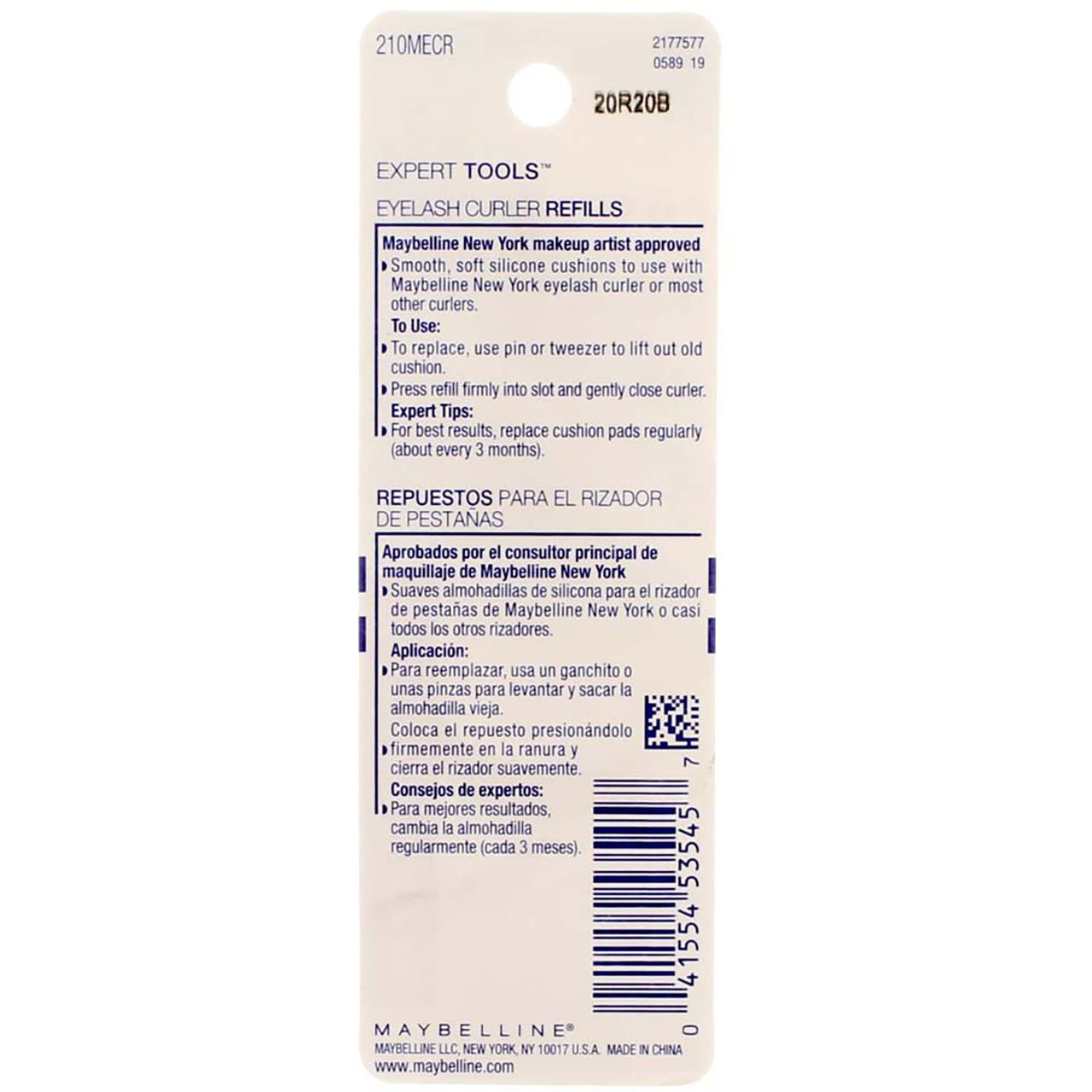 Maybelline New York Expert Tools, Eyelash Curler Refills