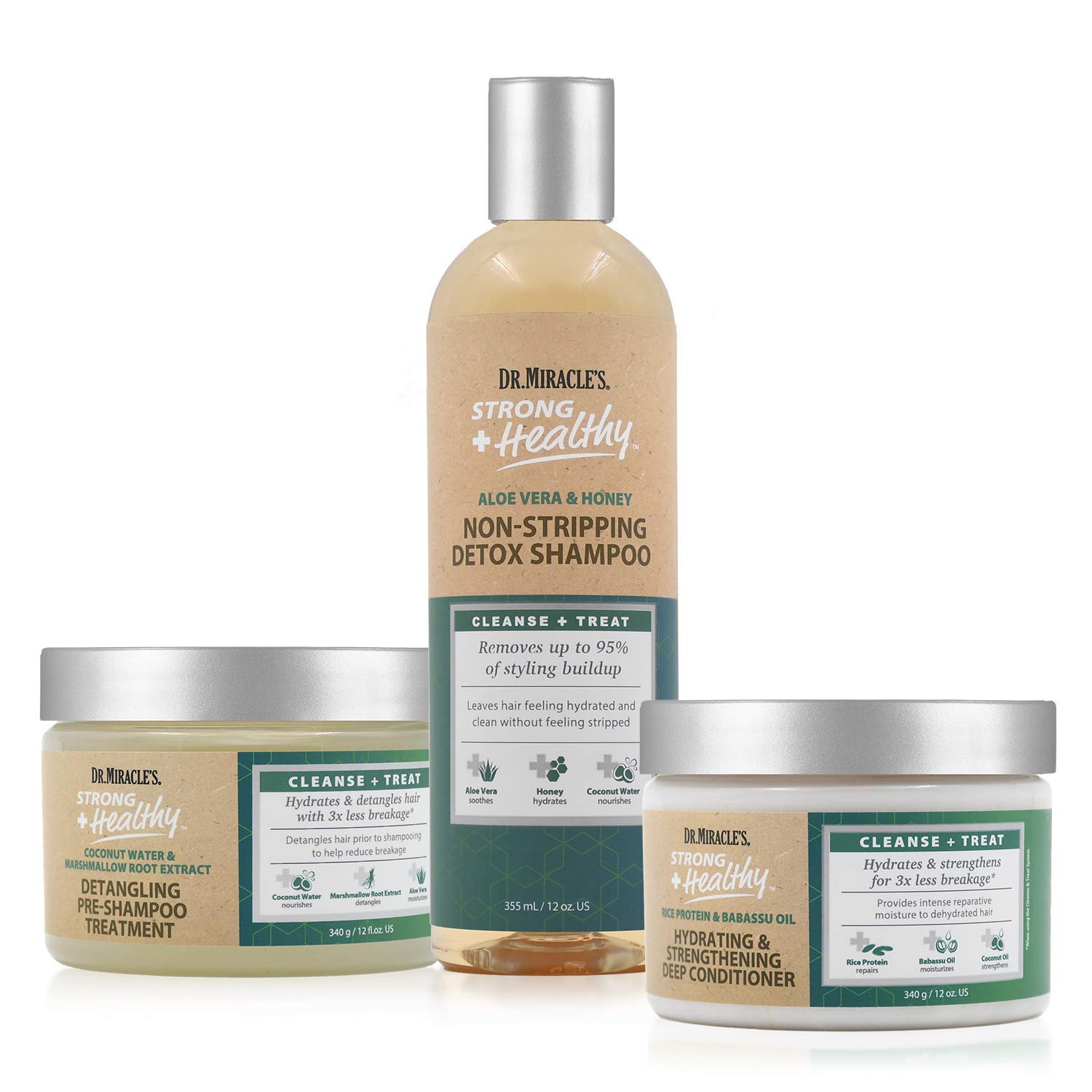 Dr Miracle's Strong and Healthy Wash Day set