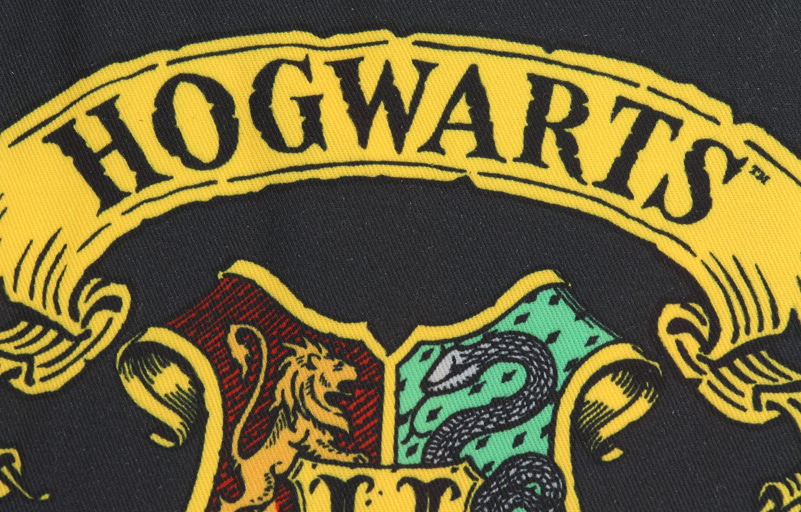 SD Toys Unisex Delantal Escudo Hogwarts Harry Potter Hogwarts Coat of Arms Harry Potter Black Apron, Único